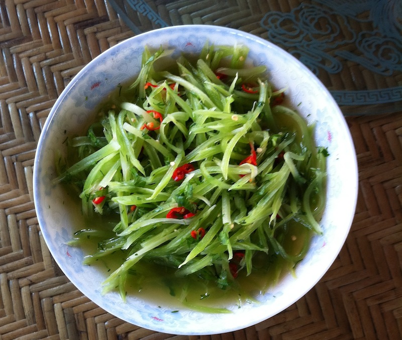 Celtus in the Style of Green Papaya Salad | China South of the Clouds
